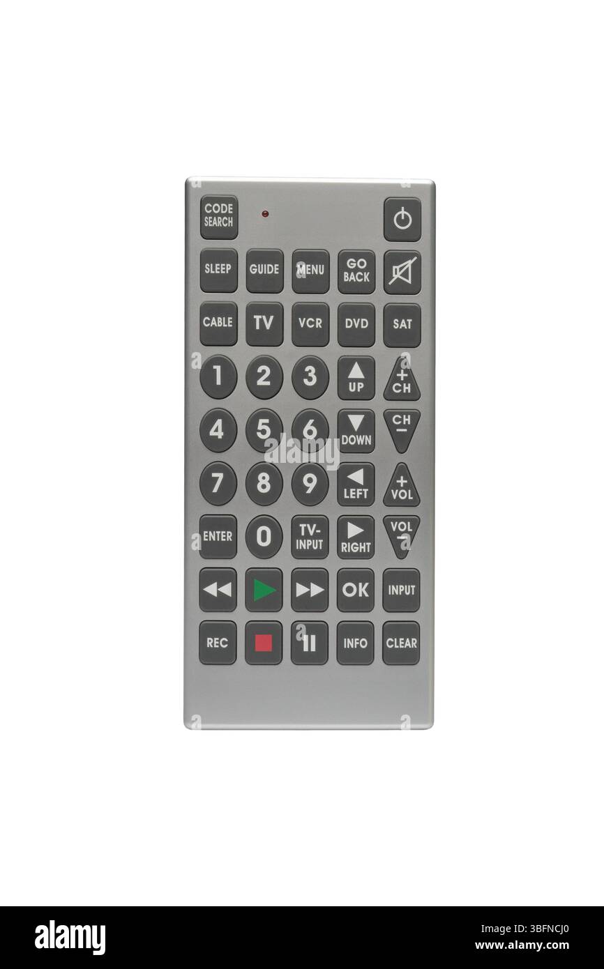 Large channel numbers on tv hi-res stock photography and images - Alamy