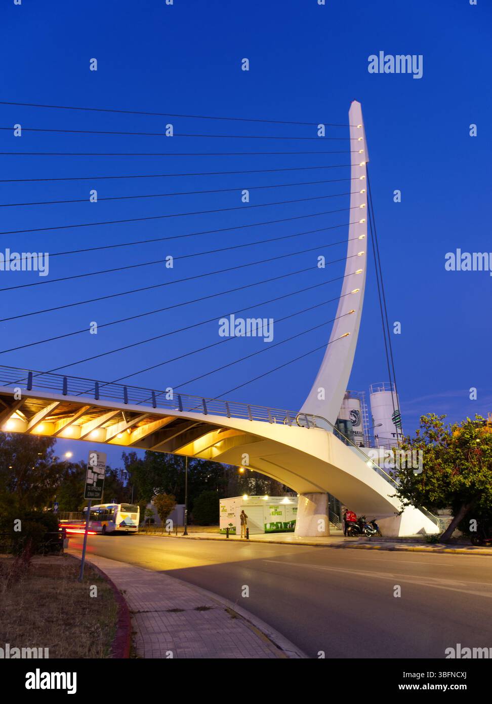 Modern cable stayed bridge sleek hi-res stock photography and images ...