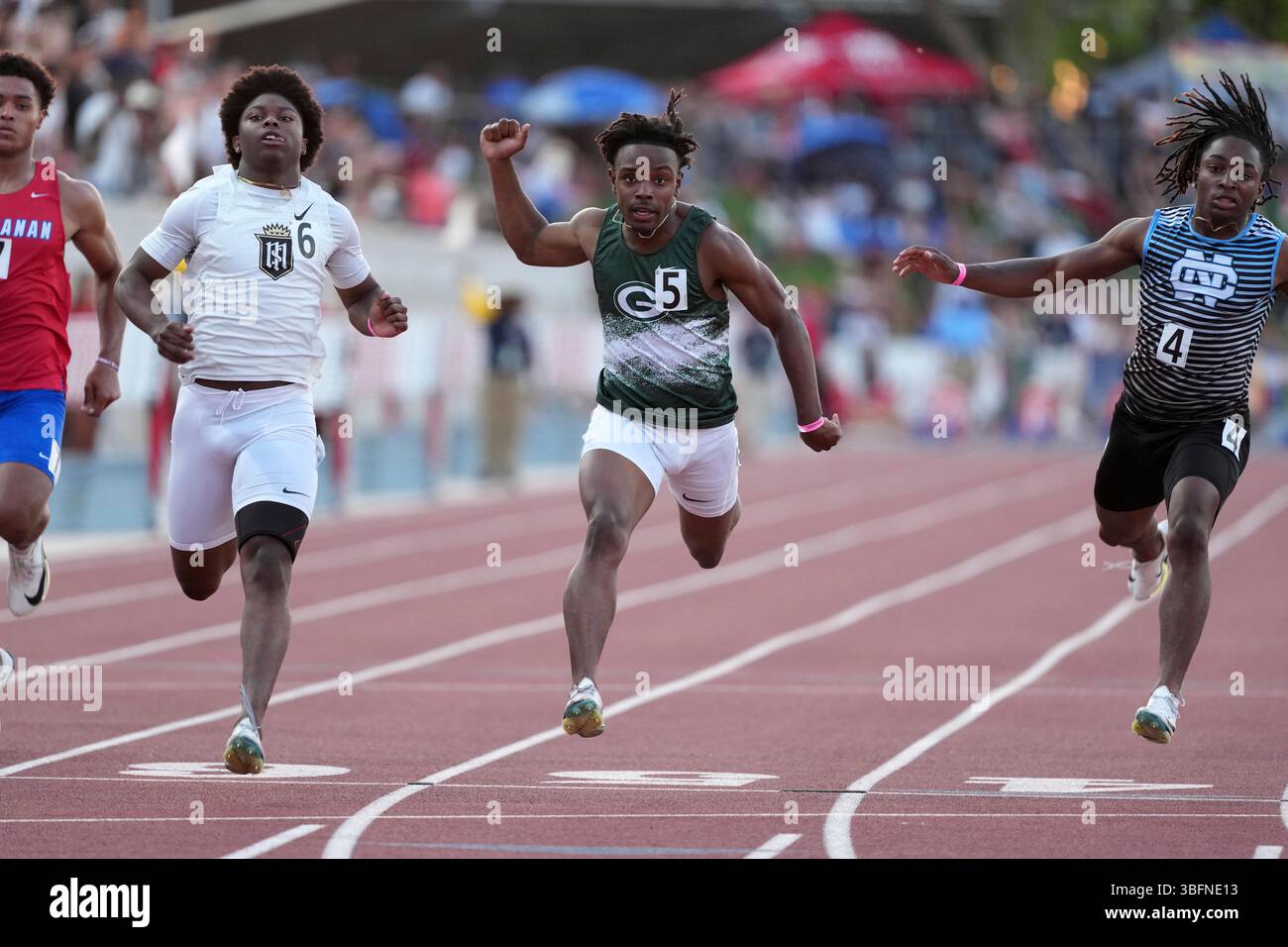 Benjamin Harris of Servite (left), Chad Works-Wright of El Cerrito ...