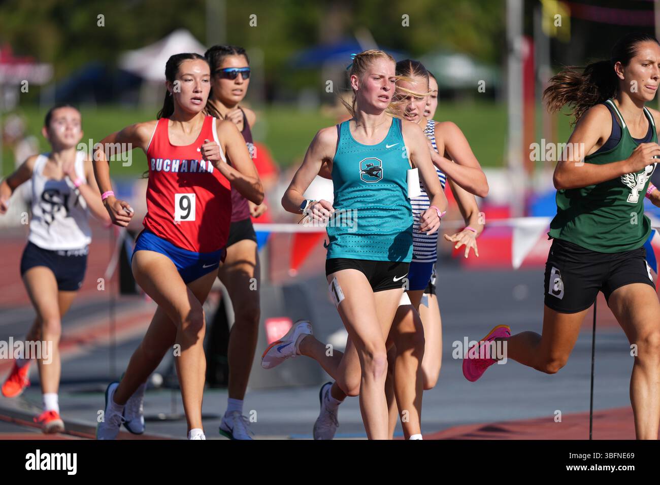 Braelyn Combe of Santiago Corona and Kinga Czajkowska of Palo Alto lead ...