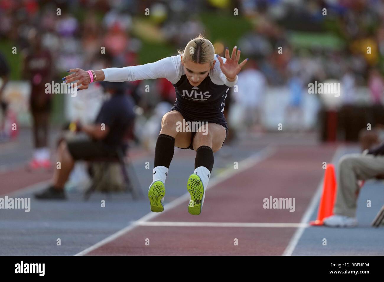 Transgender athlete AB Hernandez of Jurupa Valley competes in the girls ...