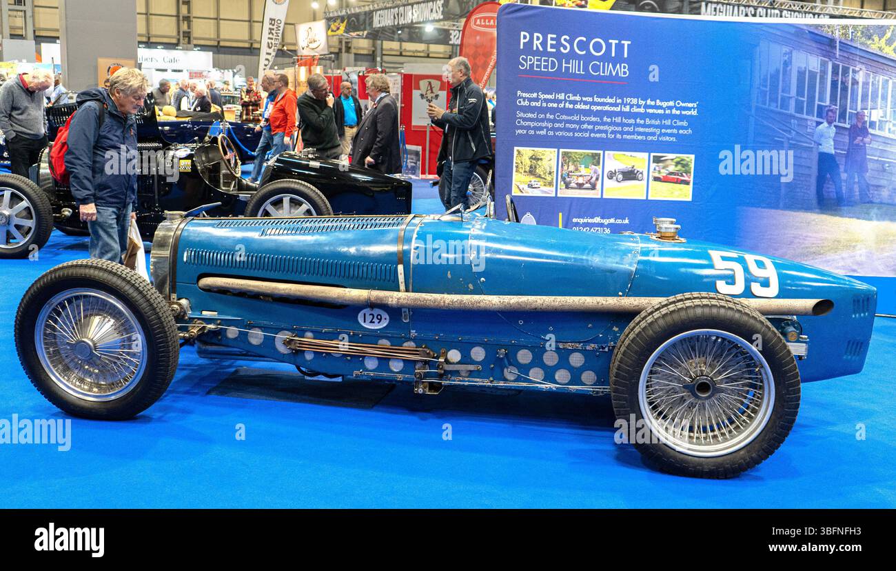 A 1933 Bugatti Type 59 Grand Prix Car at the 2023 Classic Motor Show ...