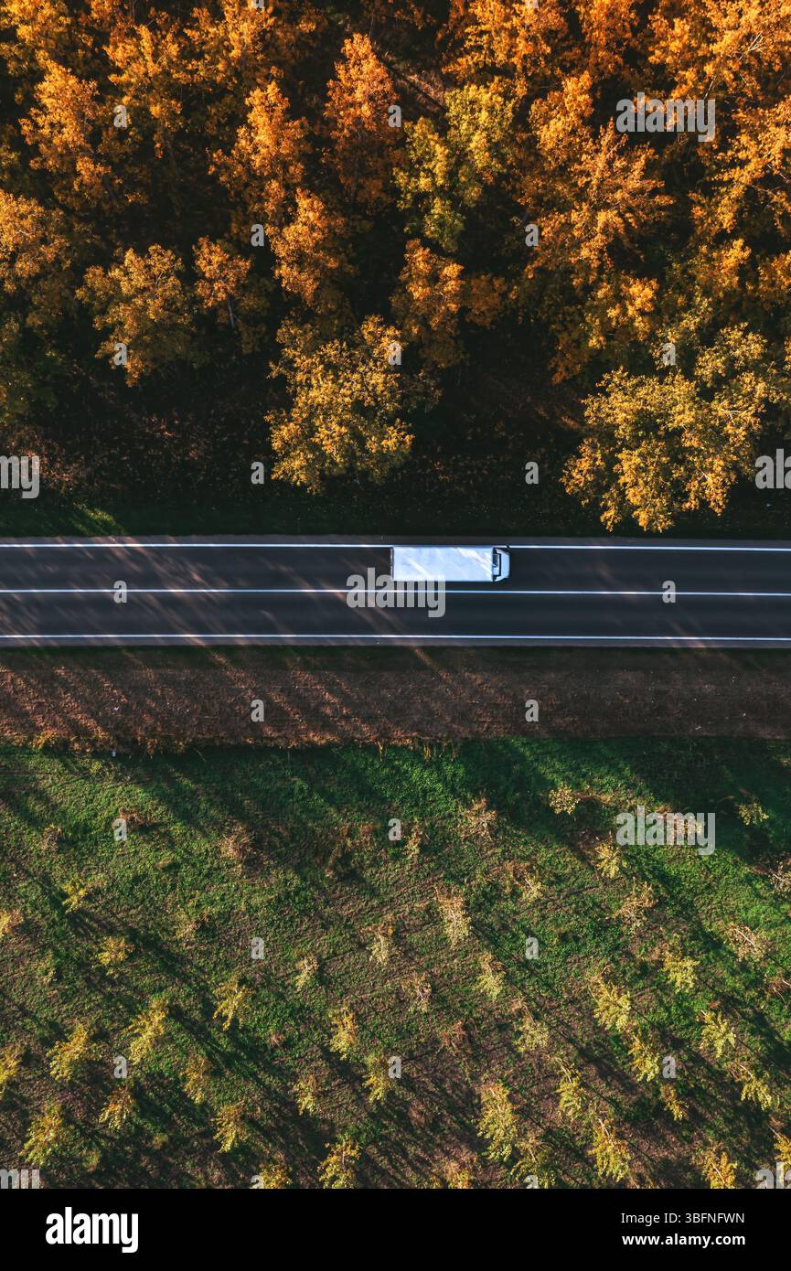 Pov shot driving down road hi-res stock photography and images - Alamy