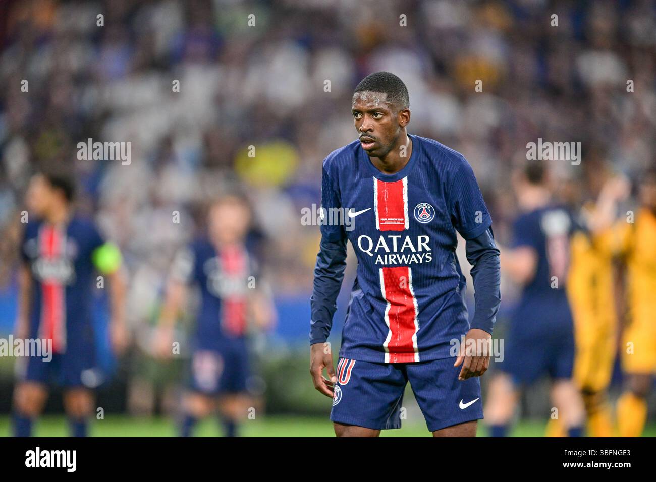 Munich, Germany. 31st, May 2025. Ousmane Dembele (10) of Paris Saint ...