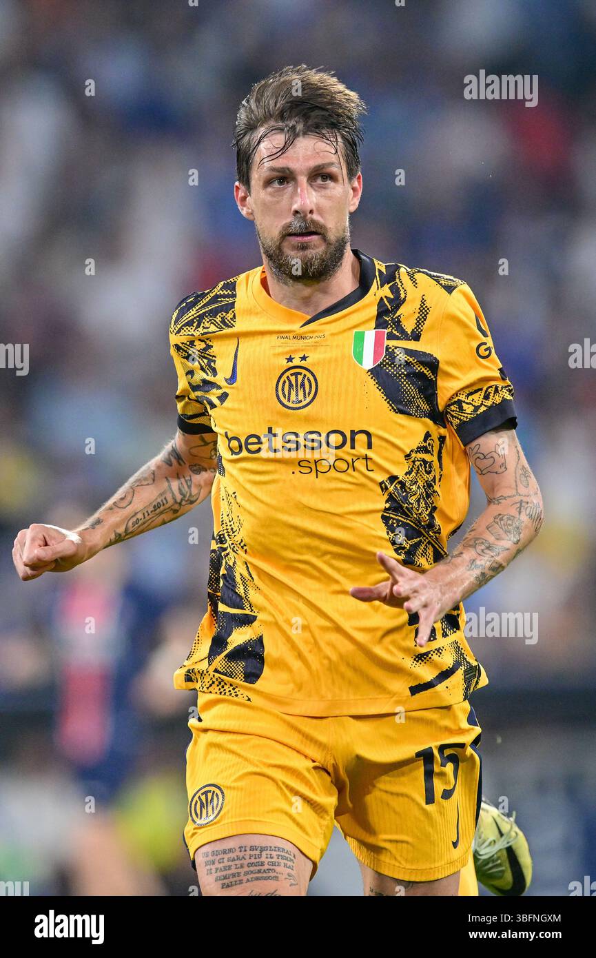 Inter champions league acerbi hi-res stock photography and images - Alamy