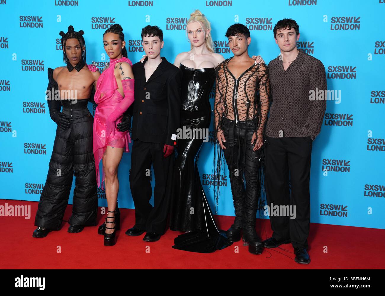 (left to right) Laquarn Lewis, Alex Thomas-Smith, Ellis Howard, Hannah ...