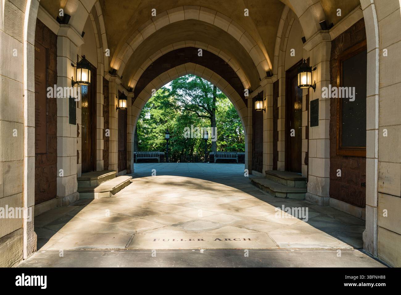 Fuller Arch Trinity College Hartford, Connecticut, USA Stock Photo - Alamy