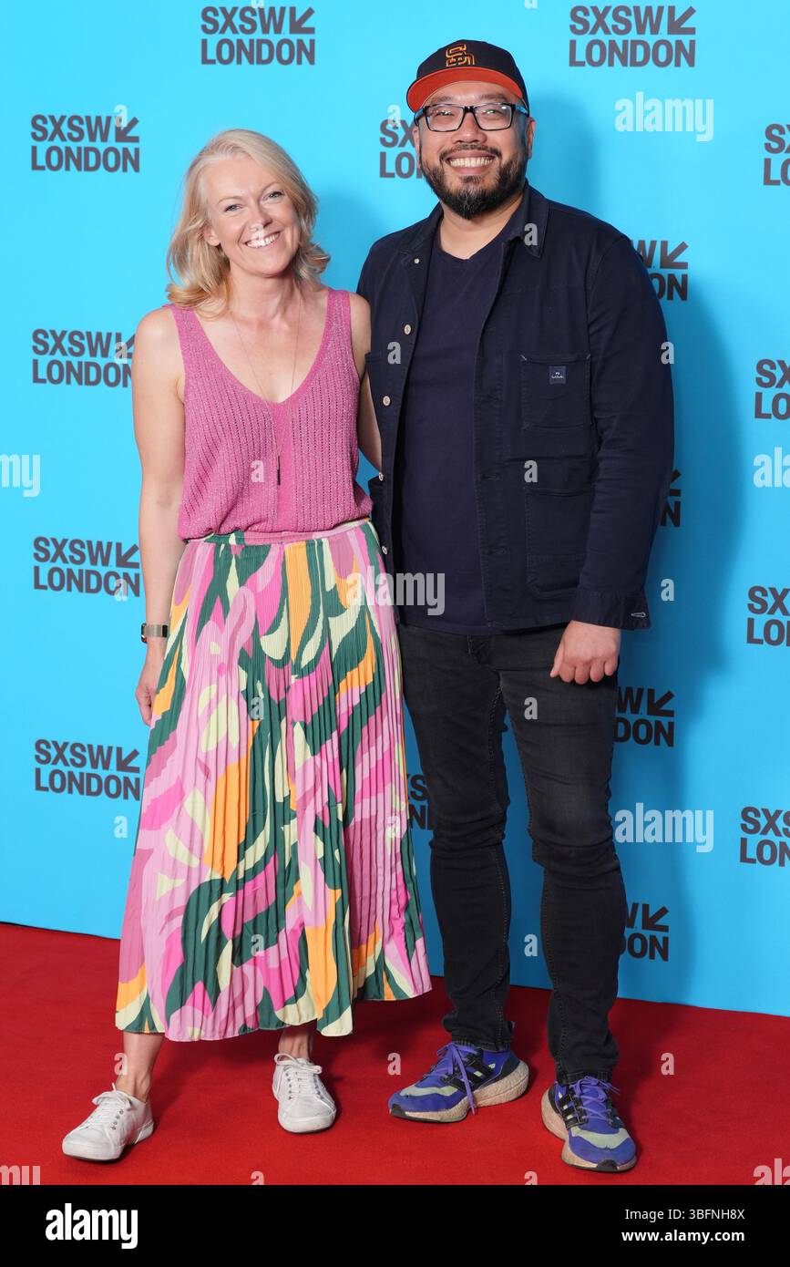 Ng Choon Ping (right) and guest attending the UK premiere of What It ...