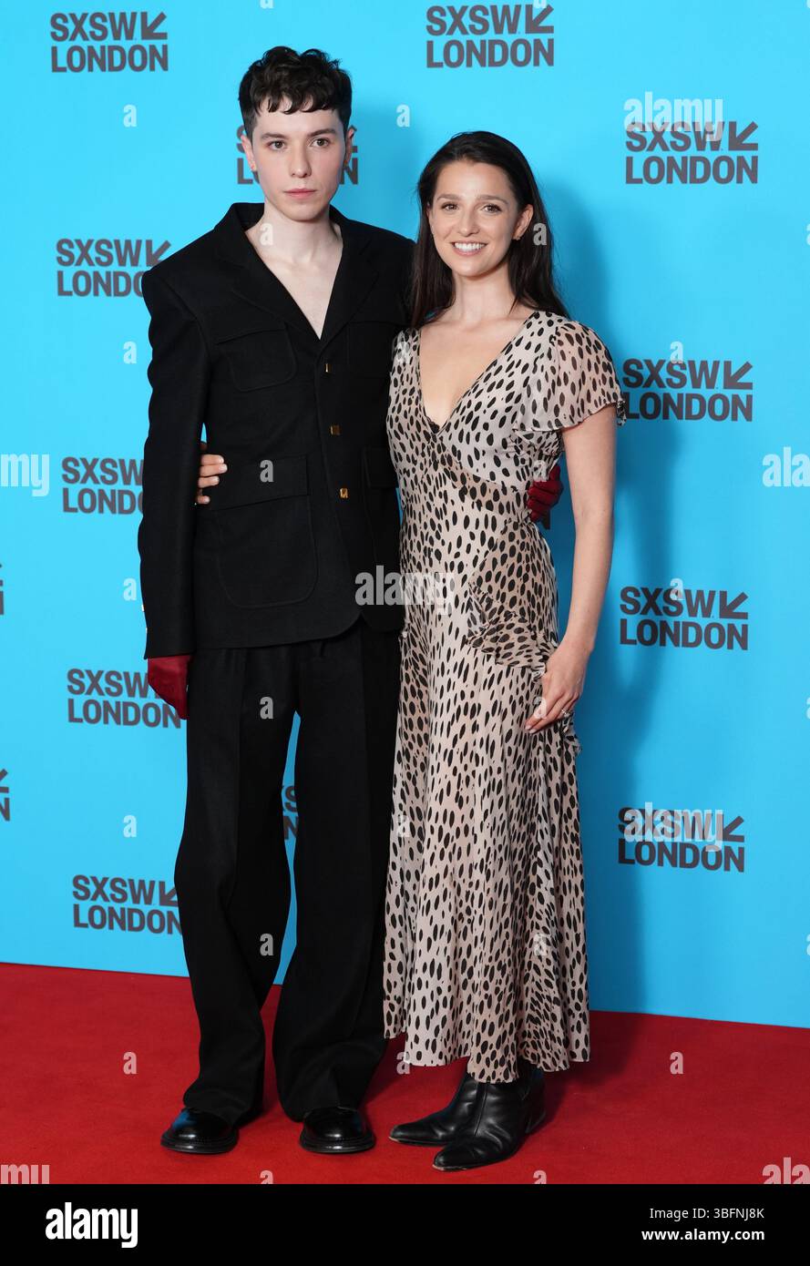Ellis Howard (left) and Marisa Abela attending the UK premiere of What ...