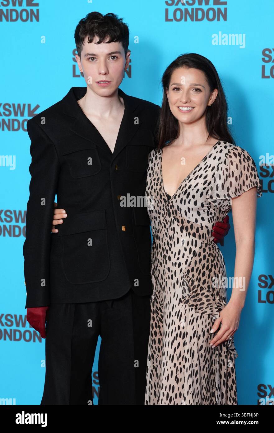 Ellis Howard (left) and Marisa Abela attending the UK premiere of What ...