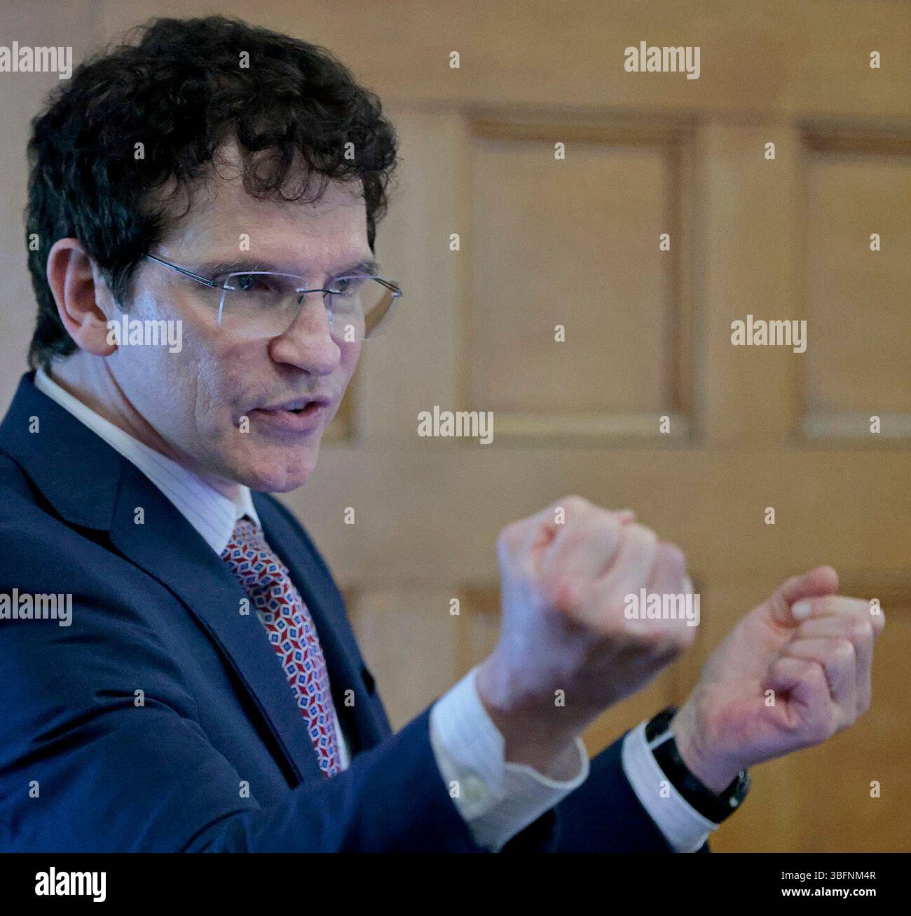 Defense attorney Robert Alessi questions forensic pathologist Dr. Marie ...