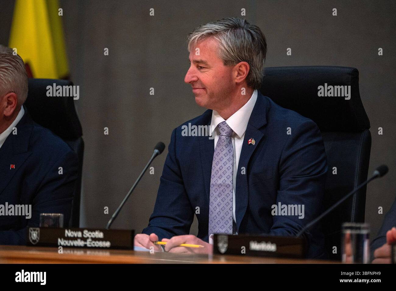 Saskatoon, Canada. 02nd June, 2025. Premier of Nova Scotia Tim Houston ...