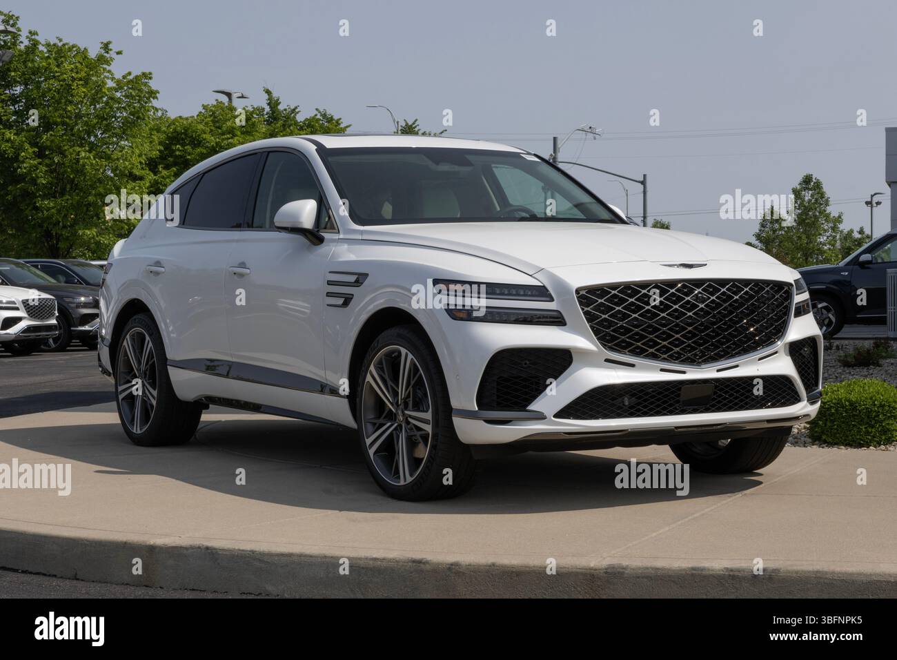 Noblesville - June 1, 2025: Genesis GV80 Coupe E-SC MHEV at a ...