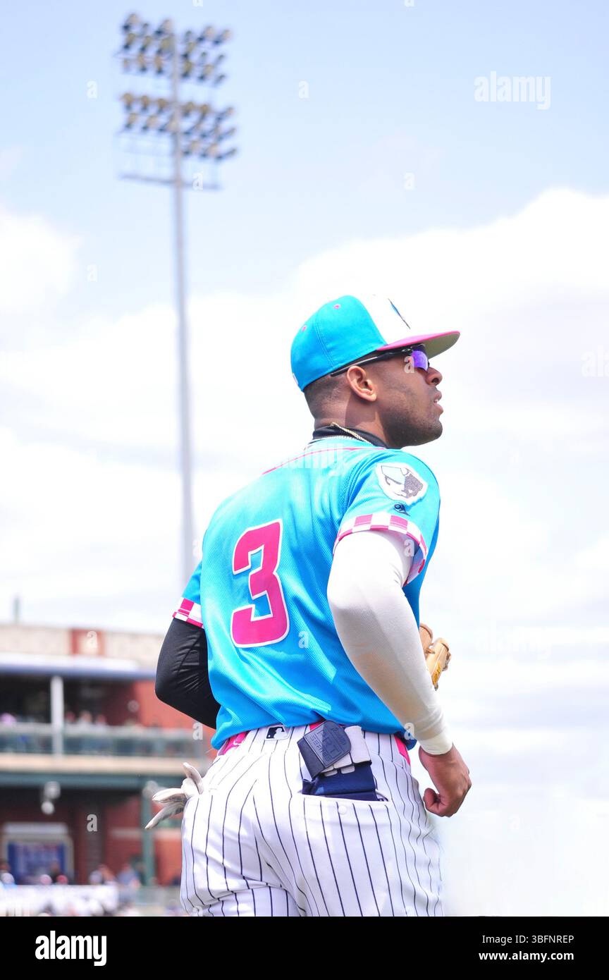 Bridgewater, USA. 01st June, 2025. In the last of a six game set, the ...