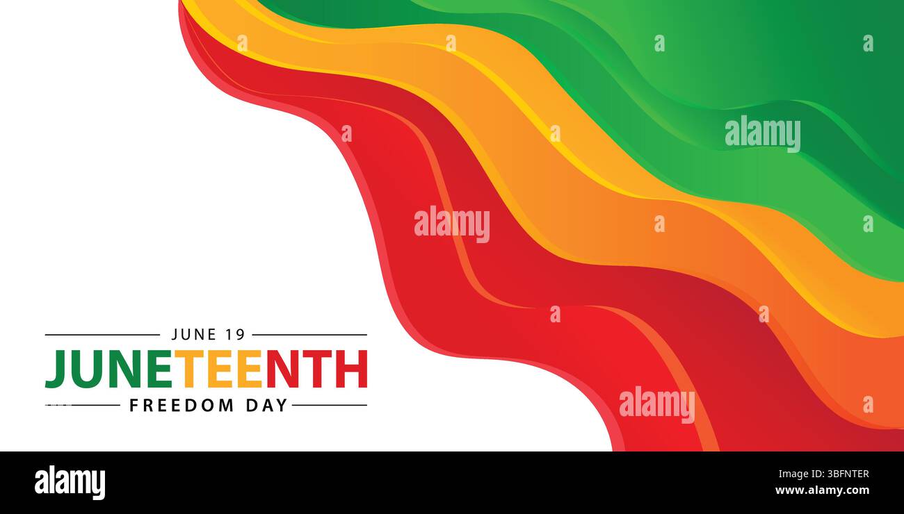 Juneteenth Freedom Day June 19 African American Liberation Day Stock ...