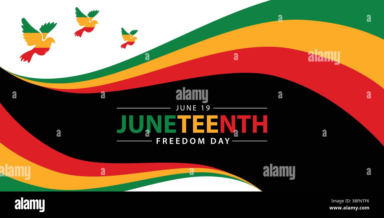 Juneteenth Emancipation Day. American holiday celebration of freedom ...