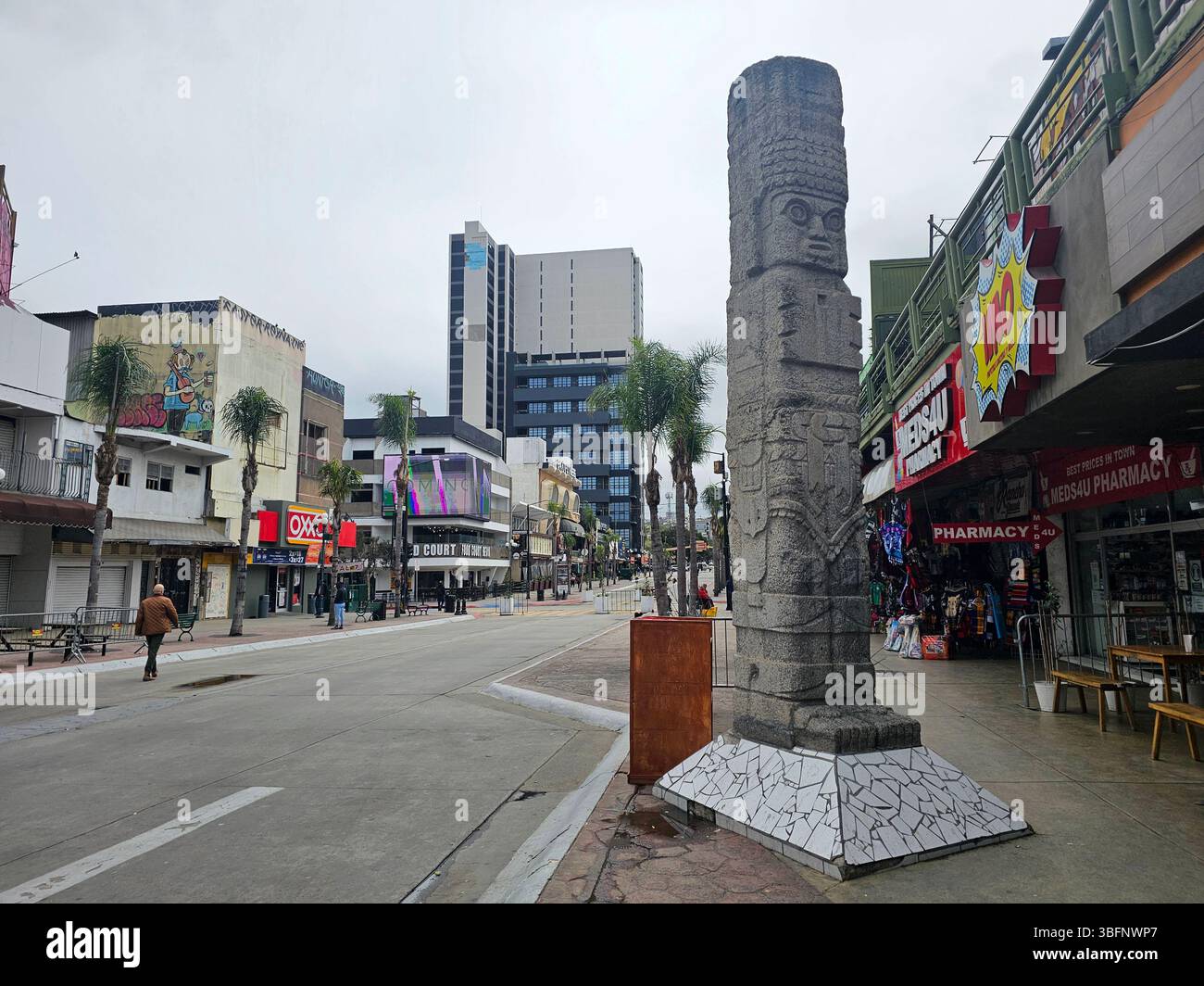 Tijuana, Baja California, Mexico - Mar 14 2025: Avenida Revolucion in ...