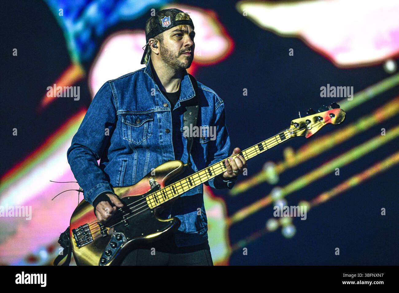 Buenos Aires (1st Jun 2025). Argentinian rock band Airbag (Gaston ...