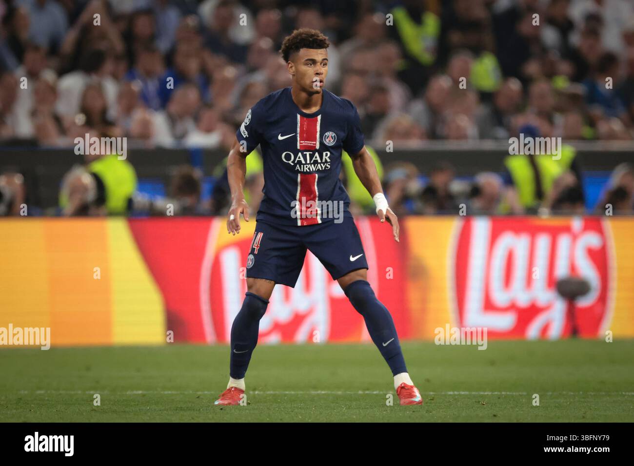 Munich, Germany. 31st May, 2025. Desire Doue of PSG during the Paris ...