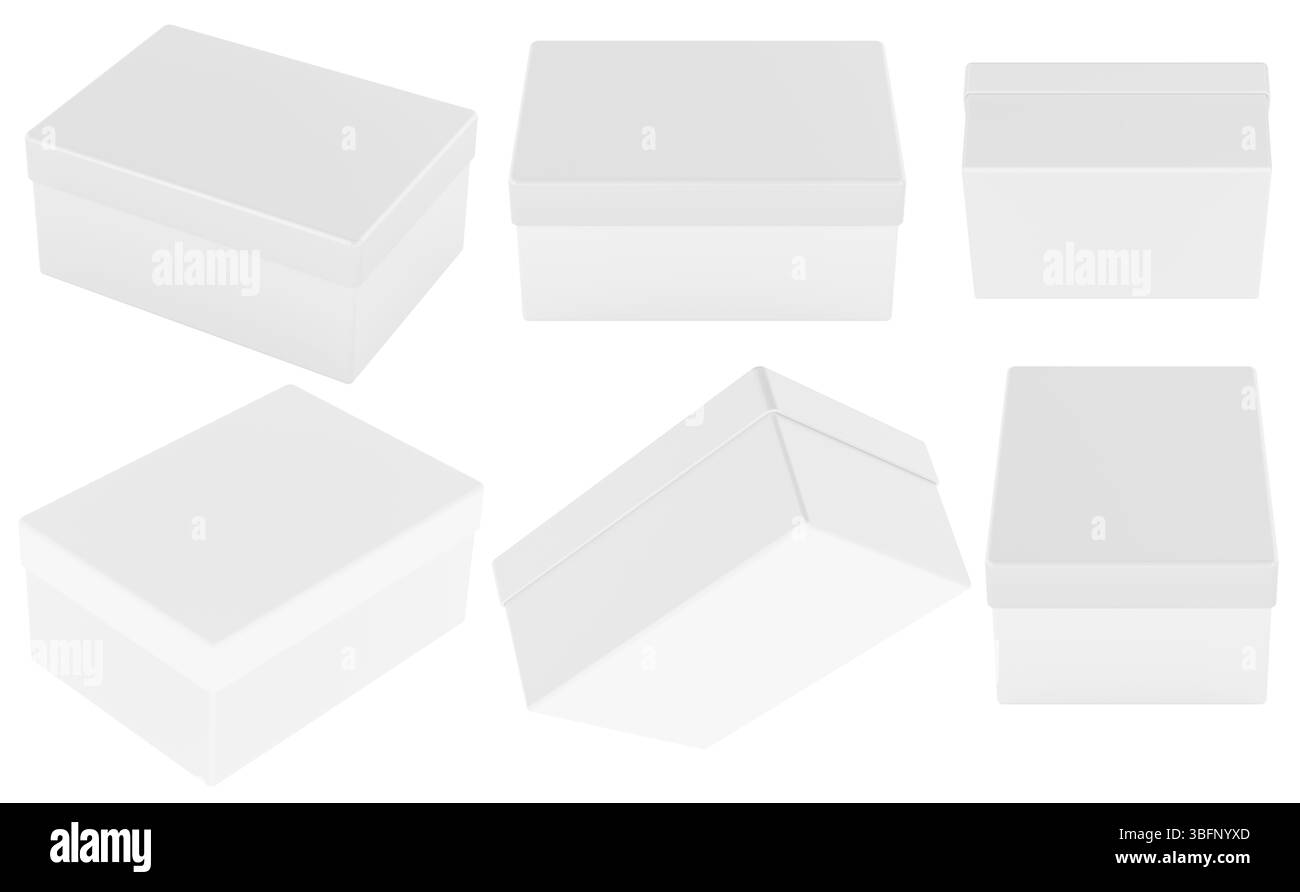 Packaging set mockup Black and White Stock Photos & Images - Alamy