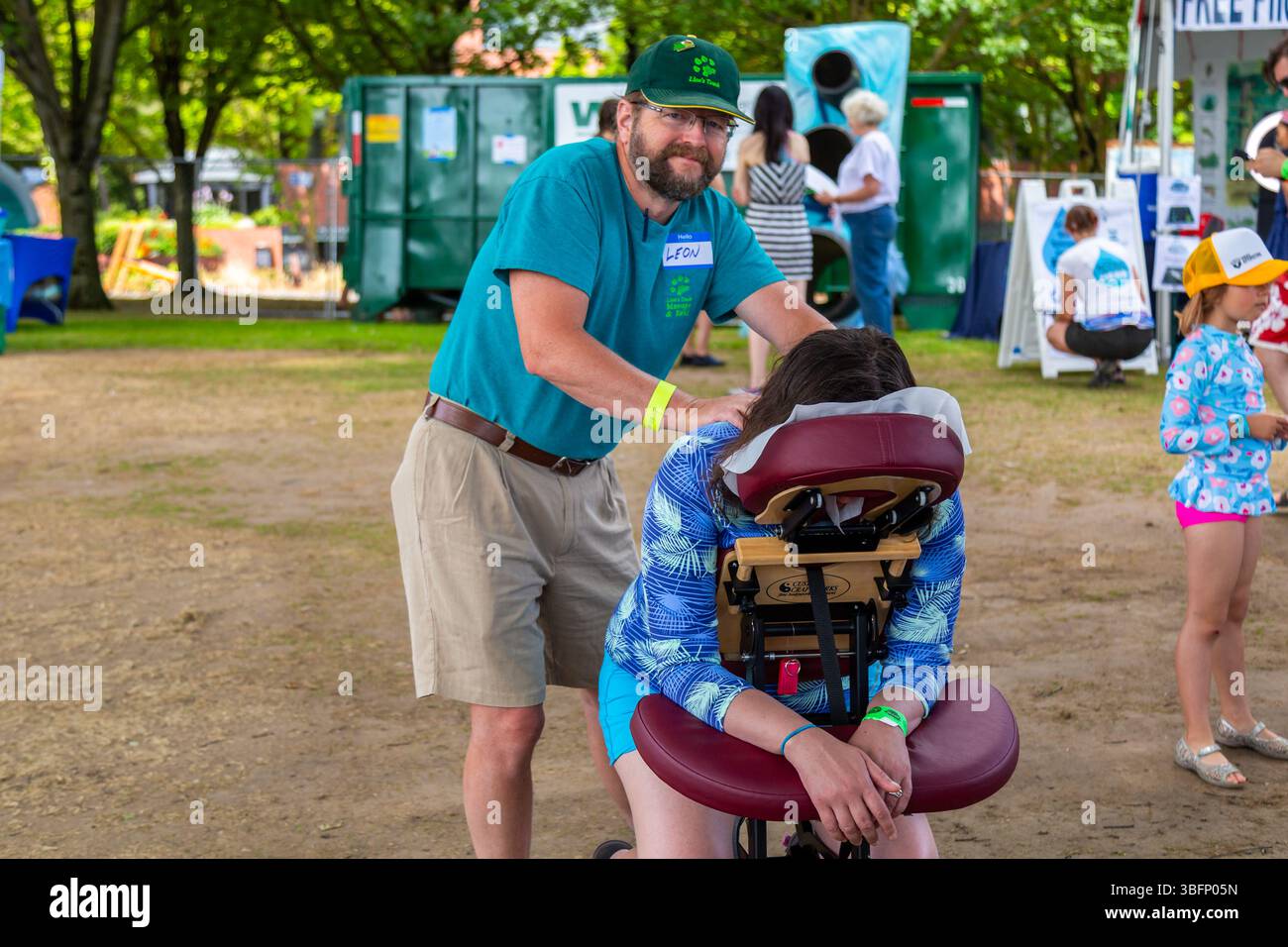 The Big Float, Portland, Oregon - July 13th 2019: Leon from Lion's ...