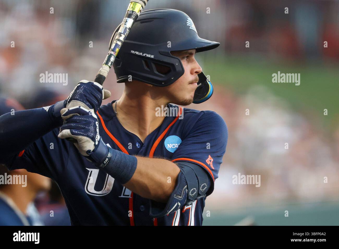 AUSTIN, TX - JUNE 01: UTSA catcher Andrew Stucky (27) stands in the on ...