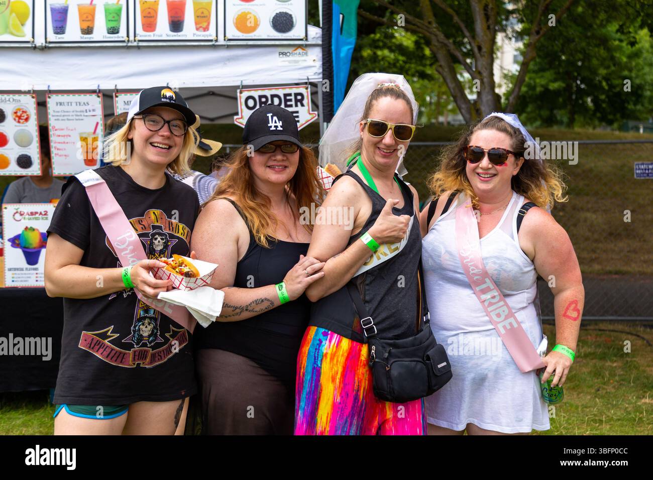 The Big Float, Portland, Oregon - July 13th 2019: A bachelorette party ...