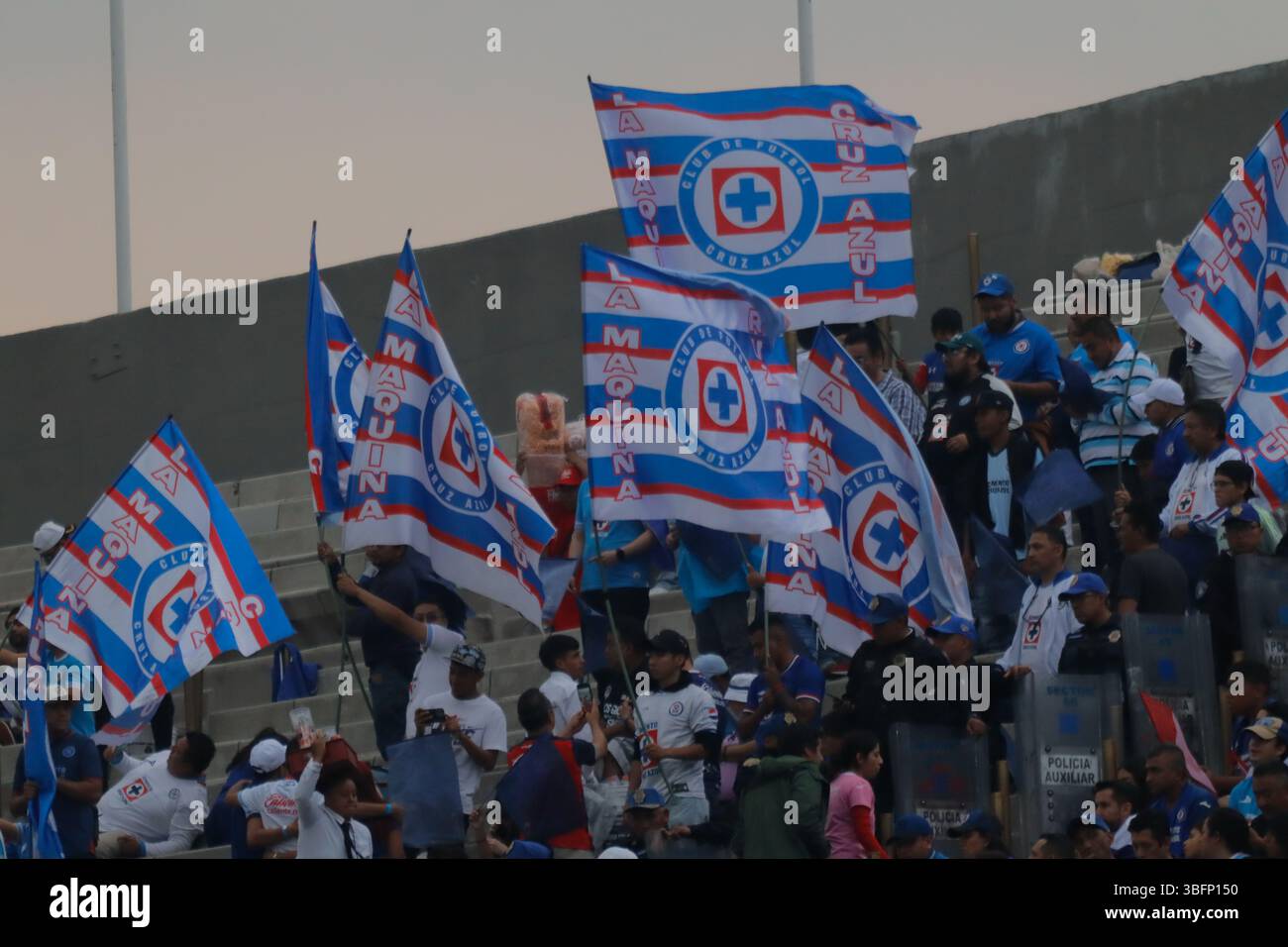 Mexico City, Mexico. 01st June, 2025. Cruz Azul fans support their team ...