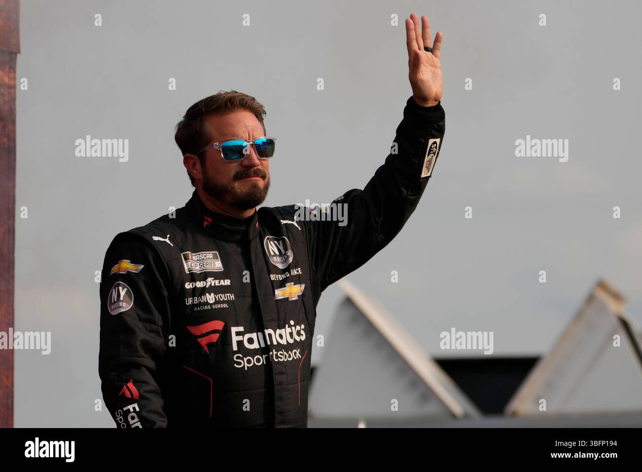 JJ Yeley during a NASCAR Cup Series auto race Sunday, June 1, 2025, in ...