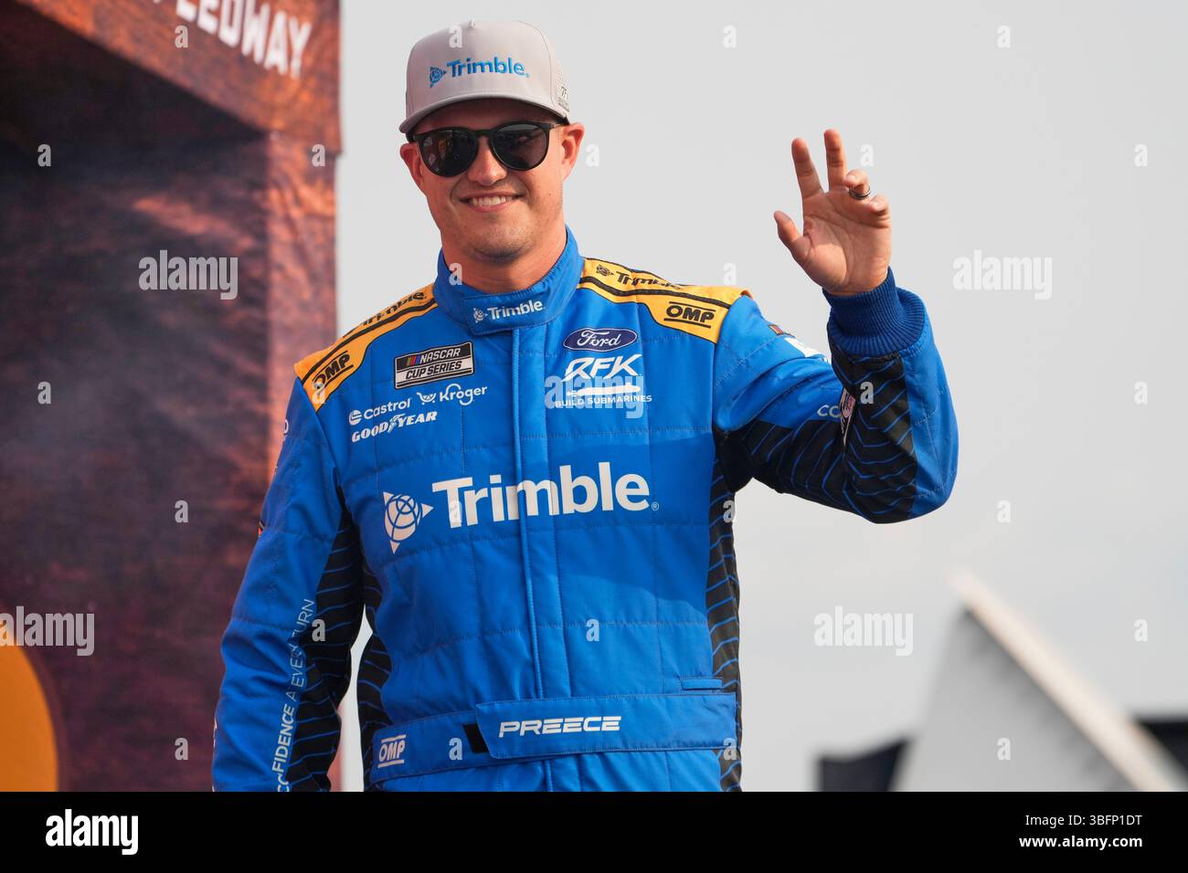 Ryan Preece during a NASCAR Cup Series auto race Sunday, June 1, 2025 ...