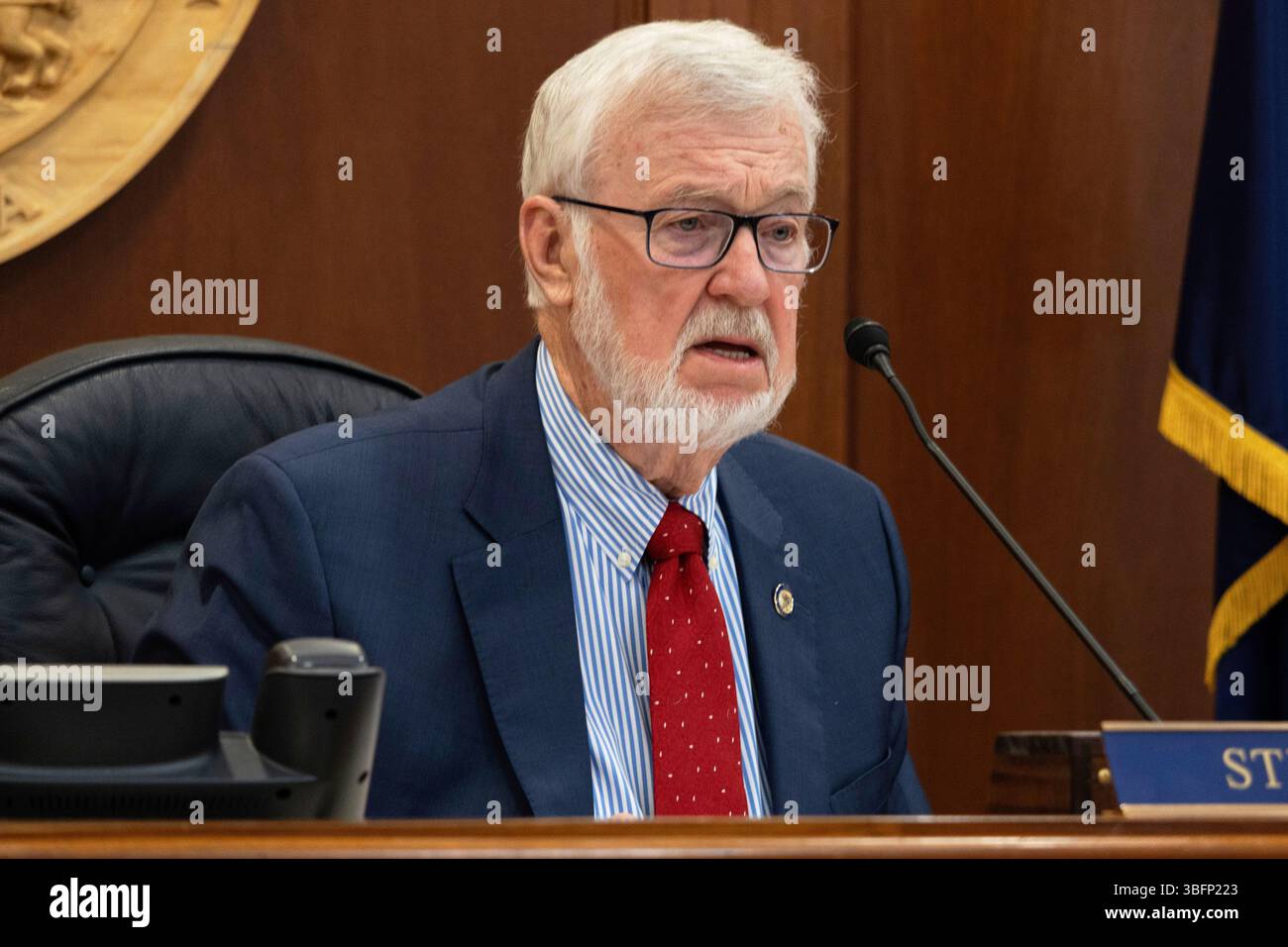 Alaska Senate Republican President Gary Stevens of Kodiak is pictured ...