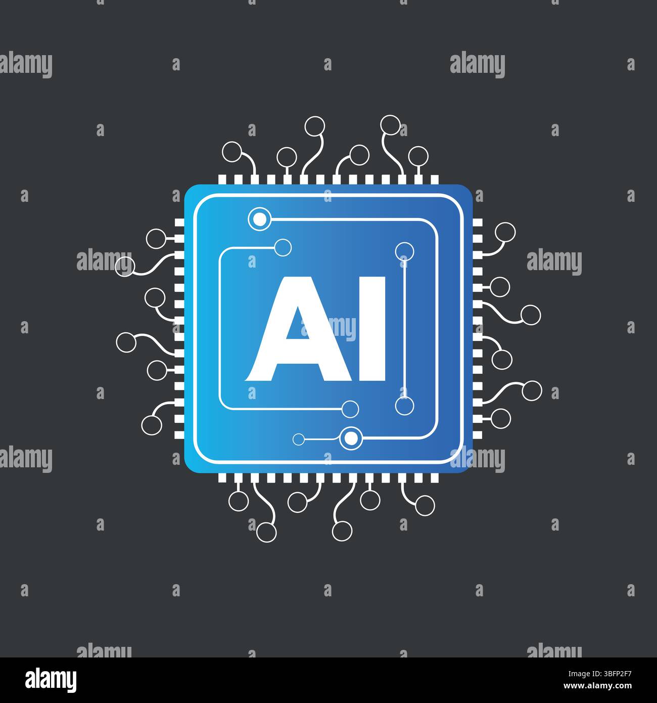 Artificial intelligence processor hi-res stock photography and images - Alamy
