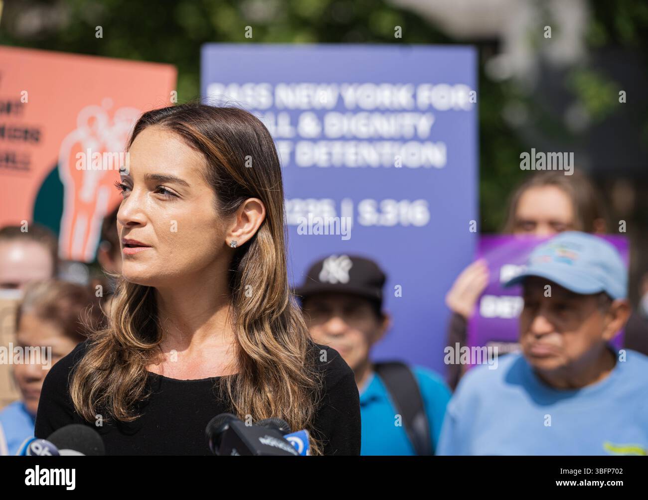 New York Ciy, USA. 02nd June, 2025. New York Senator Julia Salazar ...