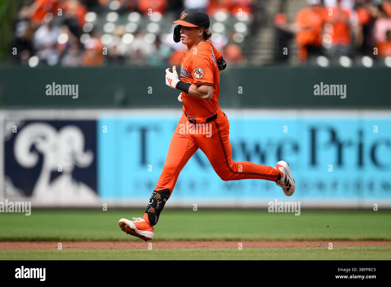 Baltimore Orioles' Jackson Holliday in action during a baseball game ...