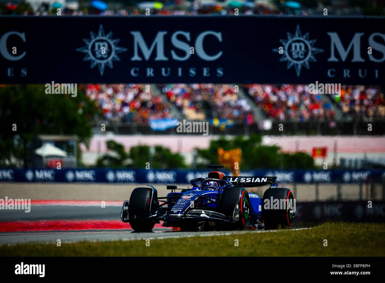 23 Alex Albon, (GRB) Williams Mercedes Fw47, during the Spanish GP ...