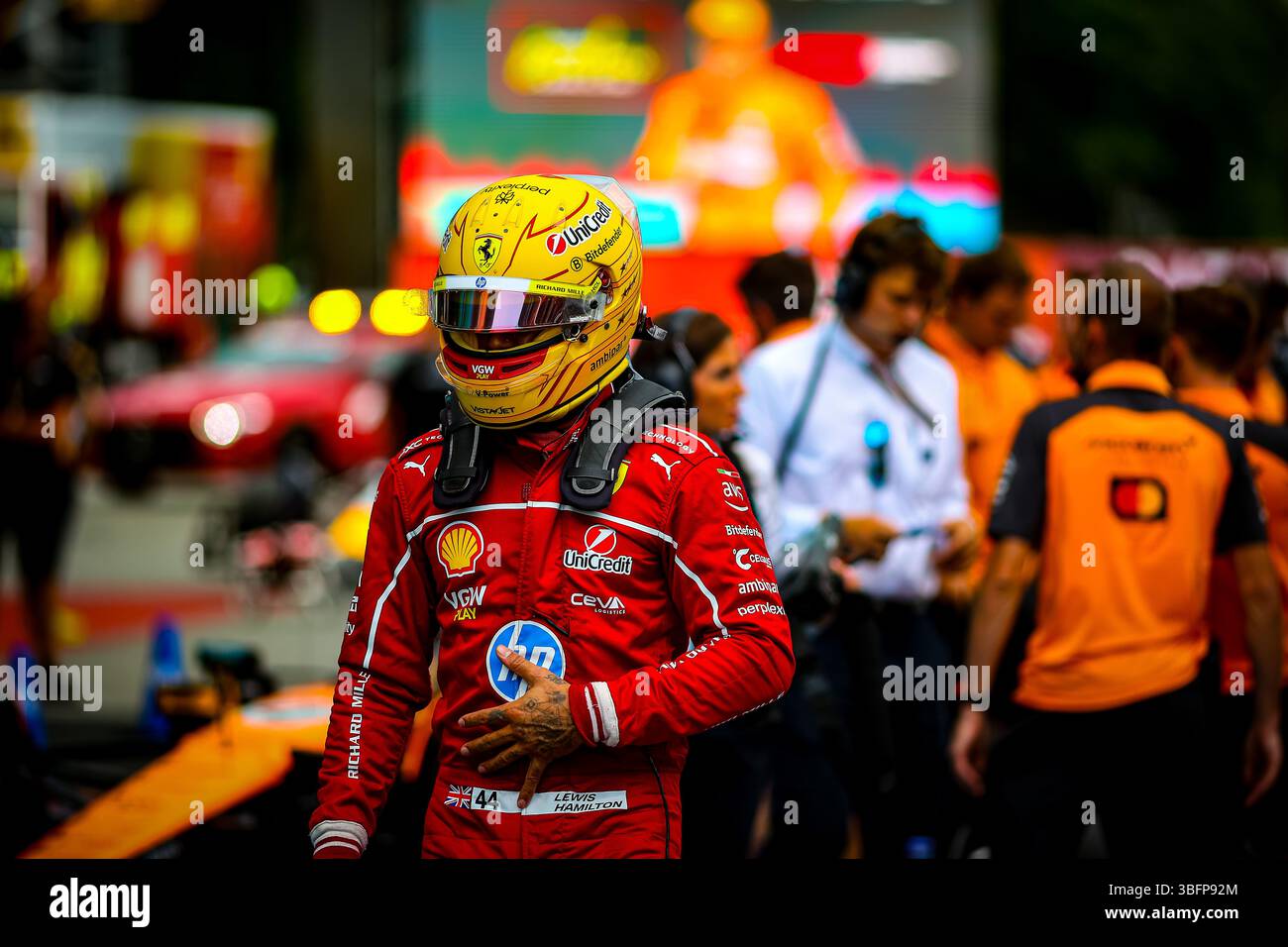 44 Lewis Hamilton, (GRB) Scuderia Ferrari SF25, during the Spanish GP ...