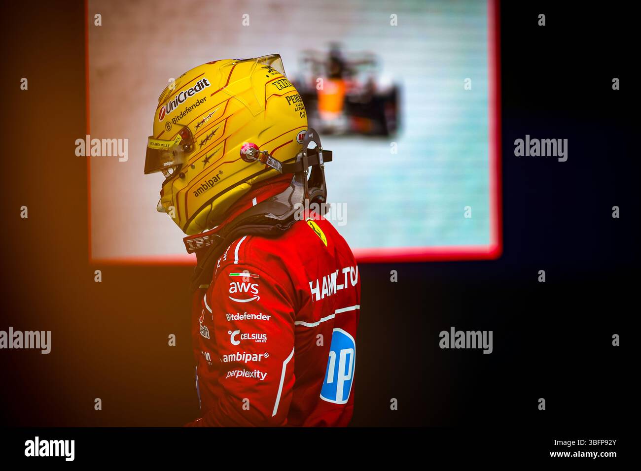 44 Lewis Hamilton, (GRB) Scuderia Ferrari SF25, during the Spanish GP ...