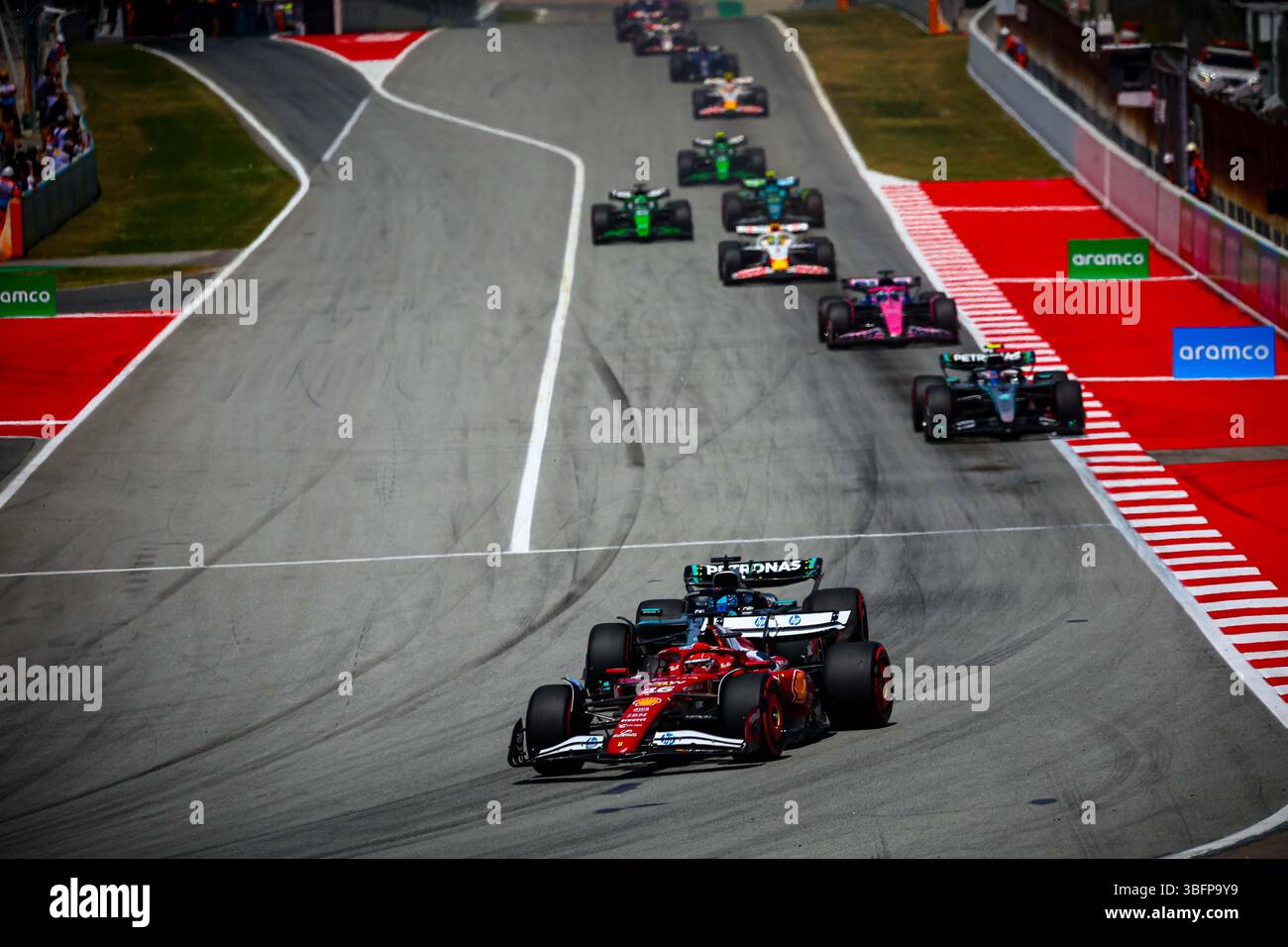 16 Charles Leclerc, (MON) Scuderia Ferrari SF25, during the Spanish GP ...