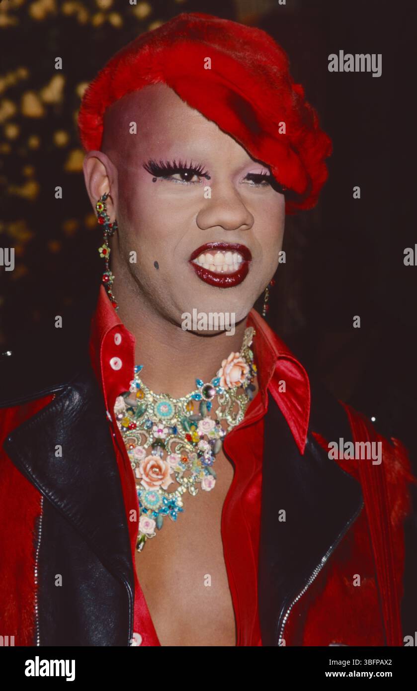 Kevin Aviance attends the Sean John Fall 2002 Menswear Collection in ...