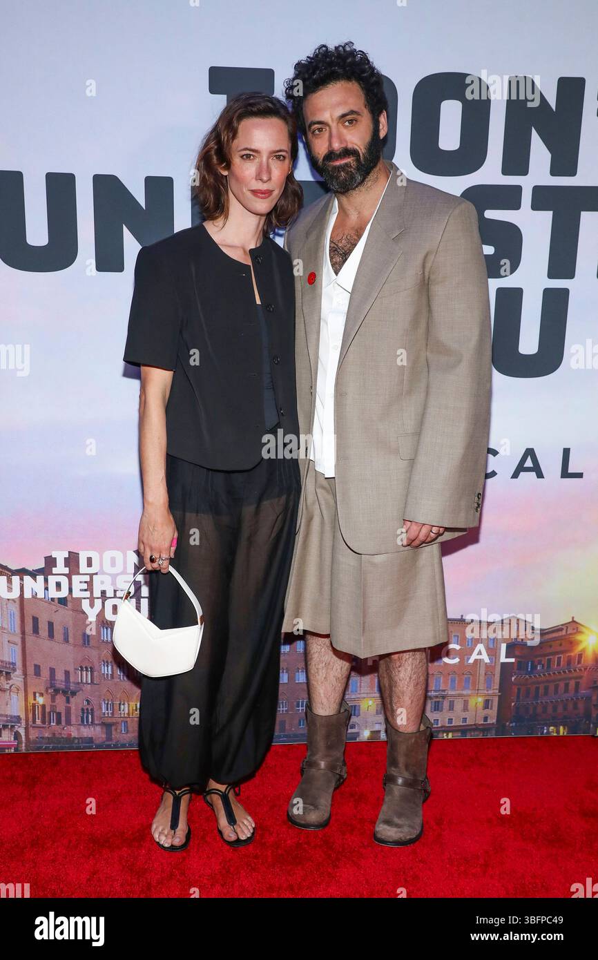Actors Rebecca Hall, left, and Morgan Spector attend the special ...