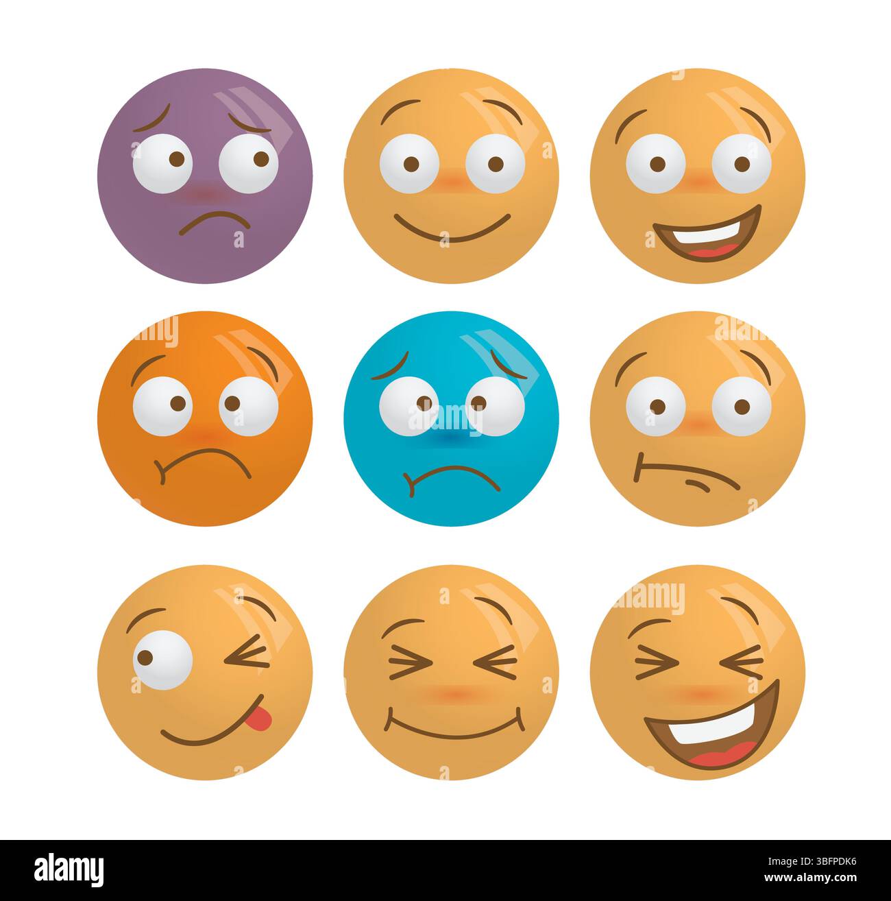 Sick emoji vector icon Cut Out Stock Images & Pictures - Alamy