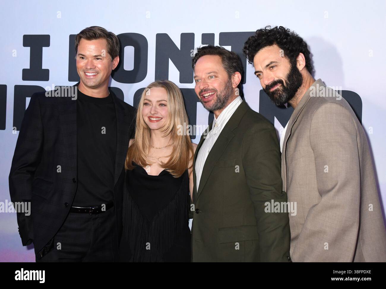 New York, NY, USA. 2nd June, 2025. Andrew Rannells, Amanda Seyfried, Nick Kroll and Morgan ...