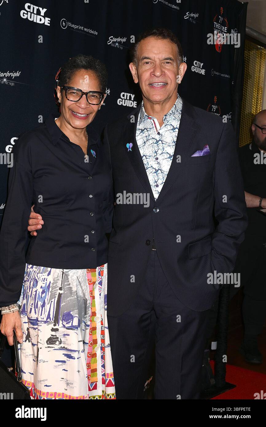 Brian Stokes Mitchell and wife Allyson Tucker attend the 79th Annual ...