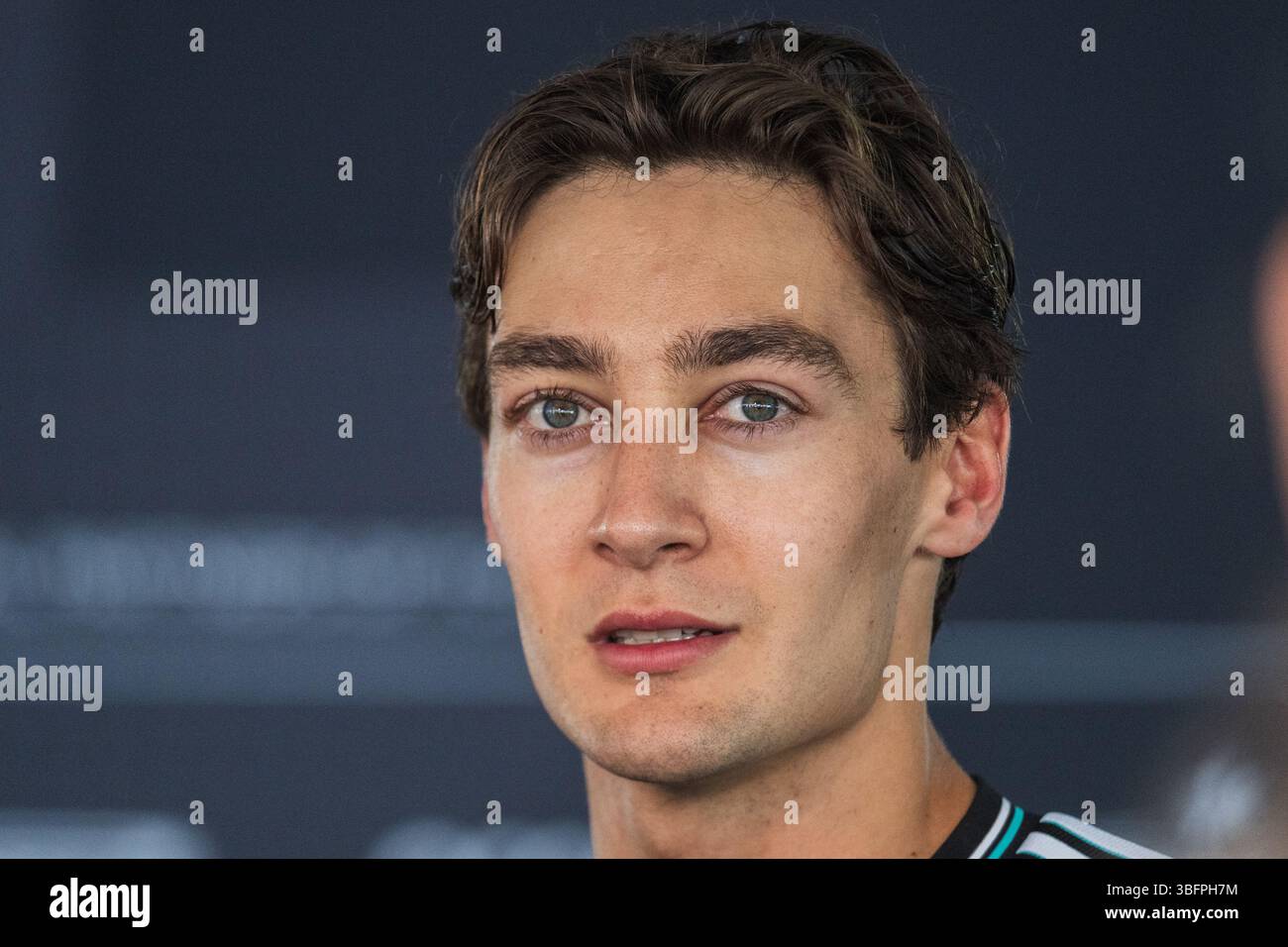Barcelona, Spain. 01st June, 2025. George Russell of Great Britain and ...