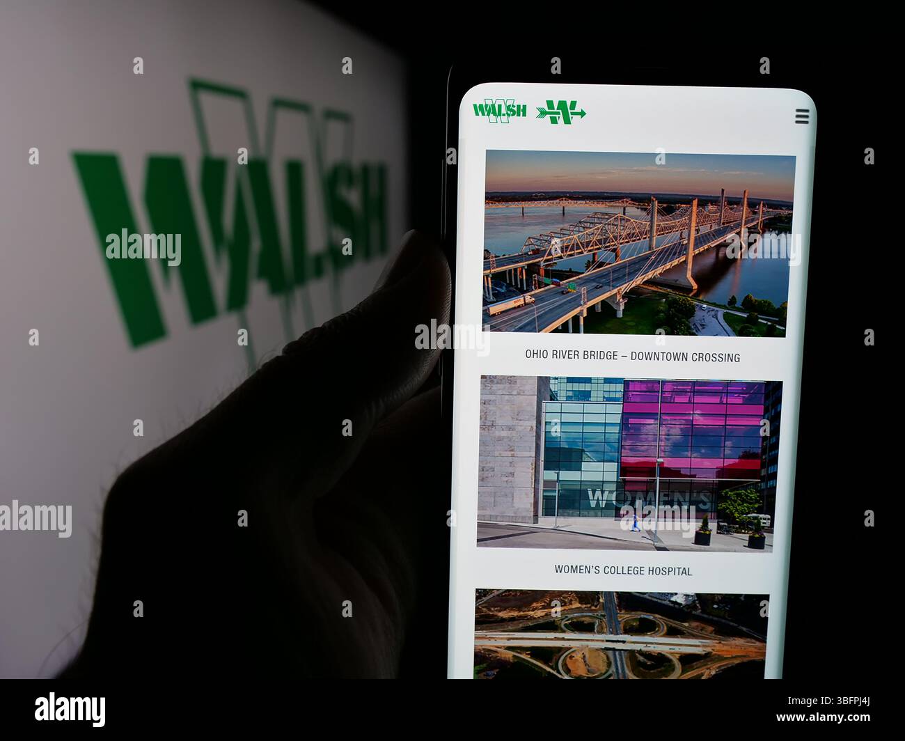 Germany. 14th May, 2025. In this photo illustration, a person is holding a cellphone with the ...