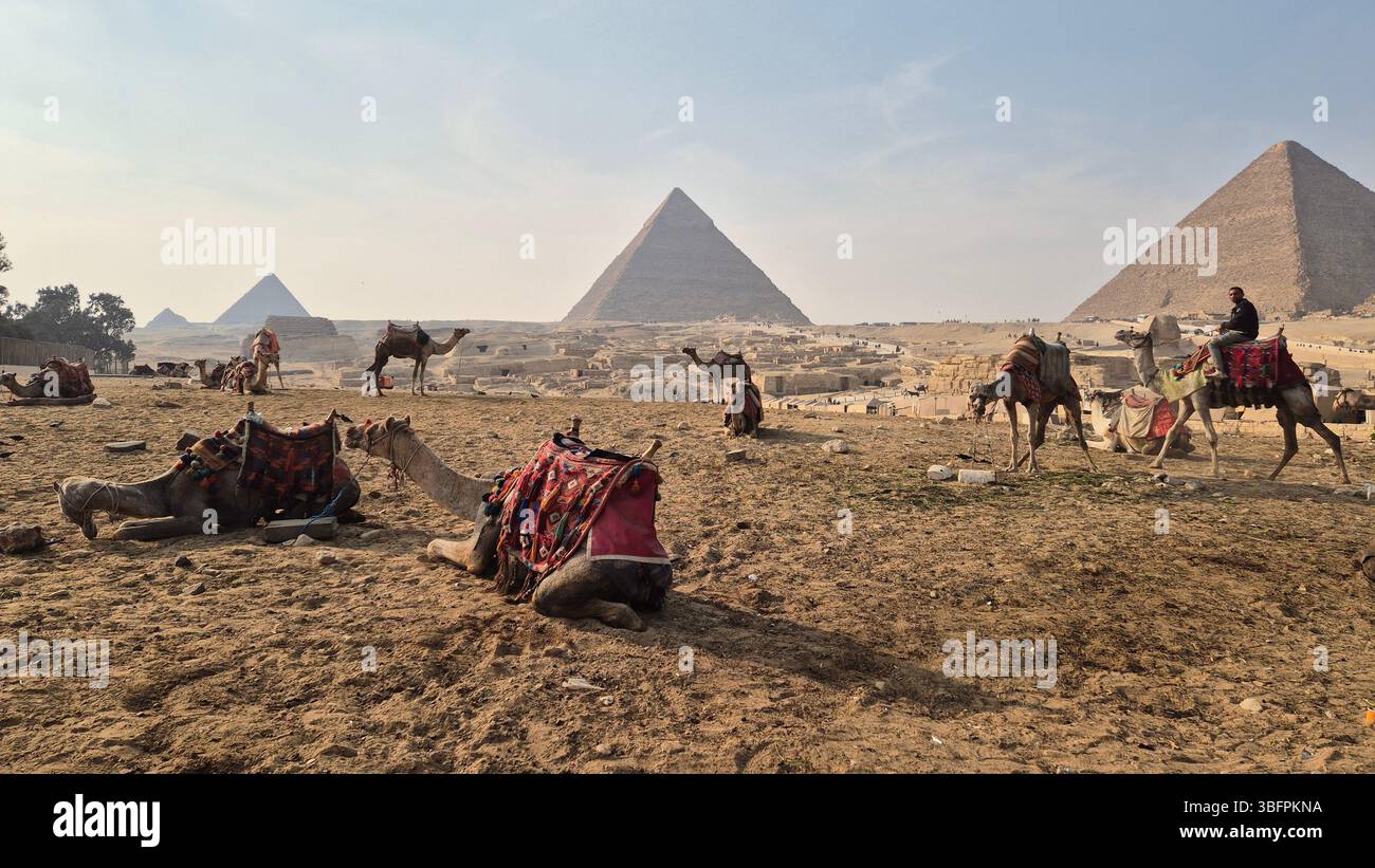 The Great Pyramid of Giza Giza Necropolis Pyramids of Egypt 2025 Stock ...