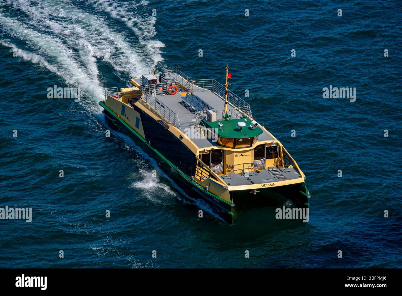 February 2025: The new River-Class ferry, Liz Ellis, named after the ...