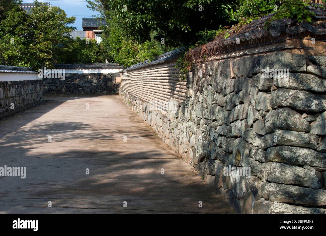 Hagi castle town former high level samurai Horiuchi district with 90 ...