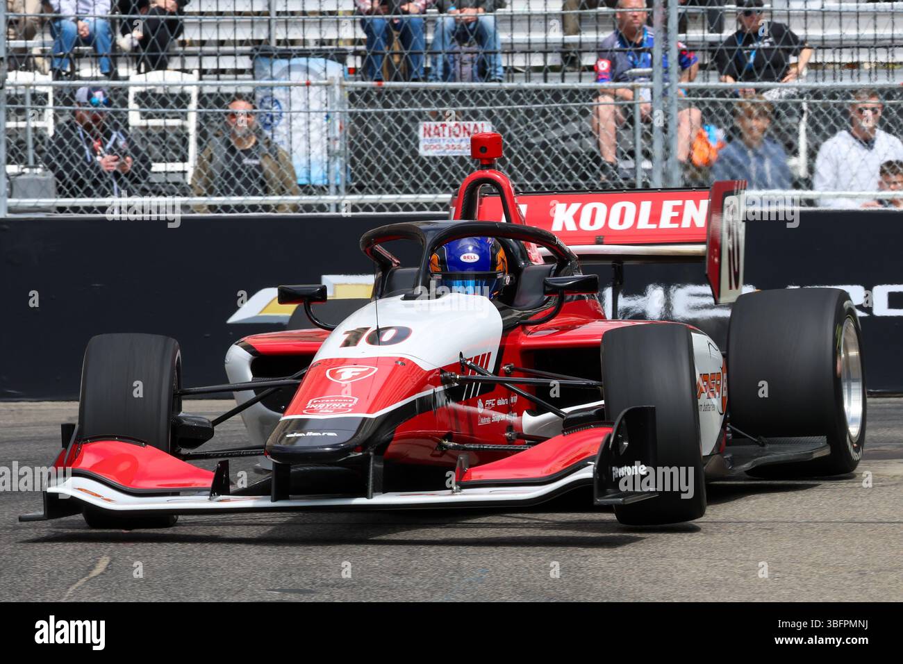 May 31st, 2025: Chip Ganassi Racing driver Niels Koolen (10) drives ...