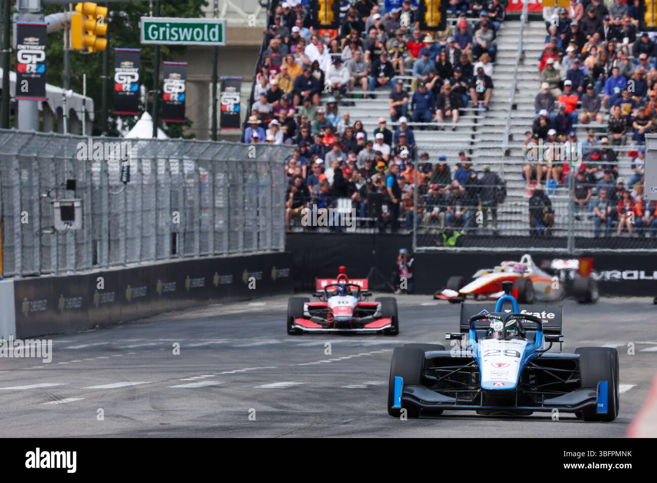 June 1st, 2025: Andretti Global James Roe (29) drives during the ...